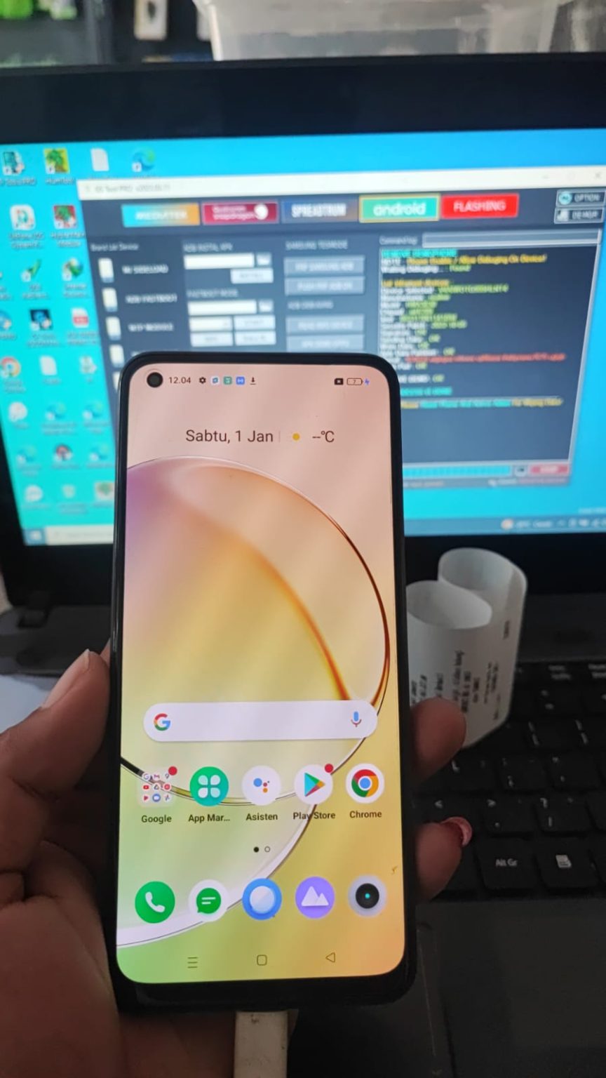 Hapus Pola & FRP Realme C25 - Gstool.id