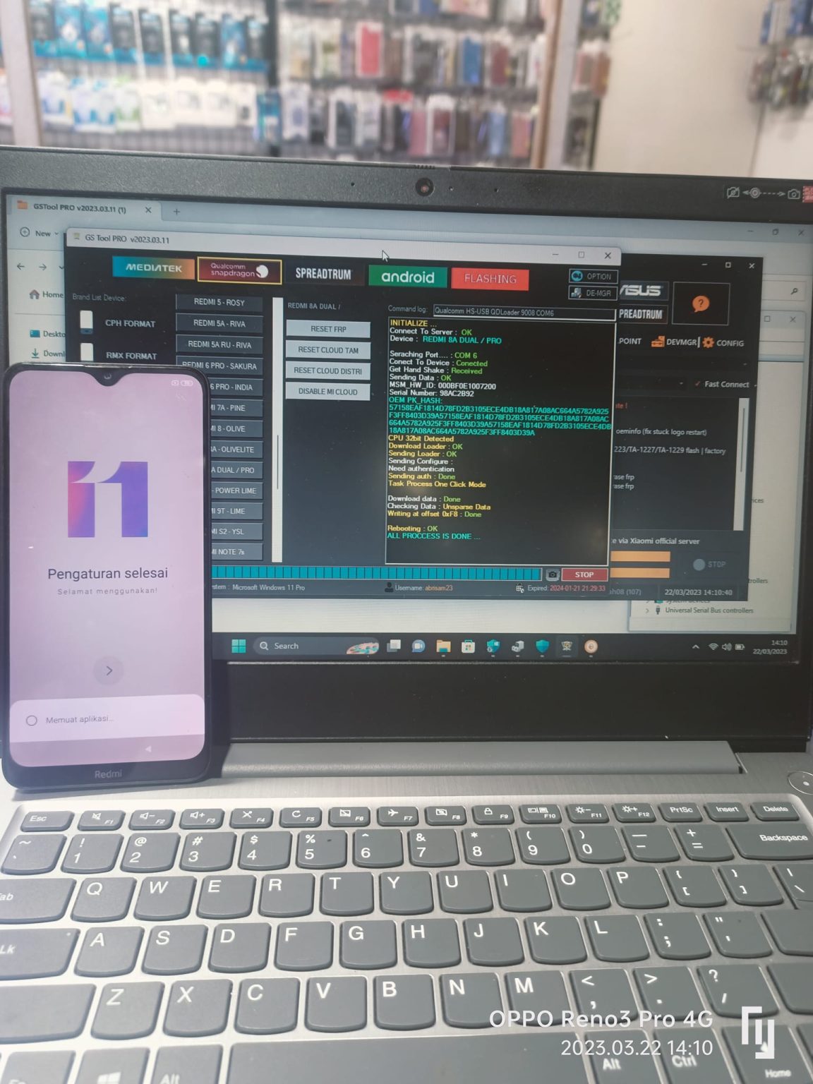 Hapus Pola & FRP Reno 8 CPH2461 - Gstool.id