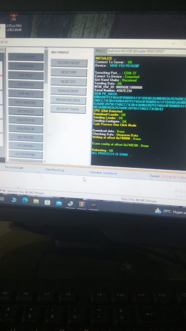 Gambar Testpoint Vivo Y12s / Y12a - Gstool.id
